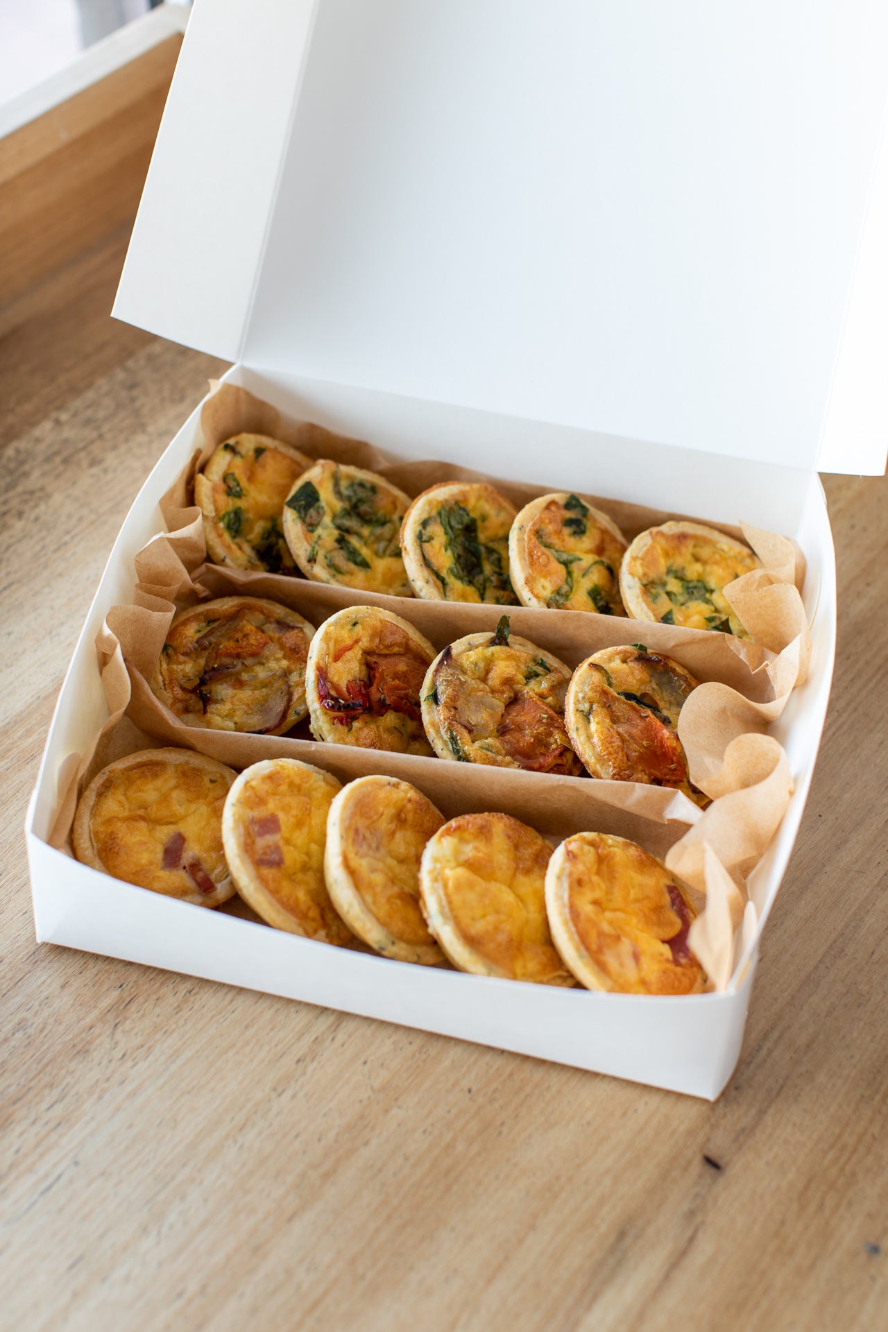 Mini Quiche Box - The French Lettuce