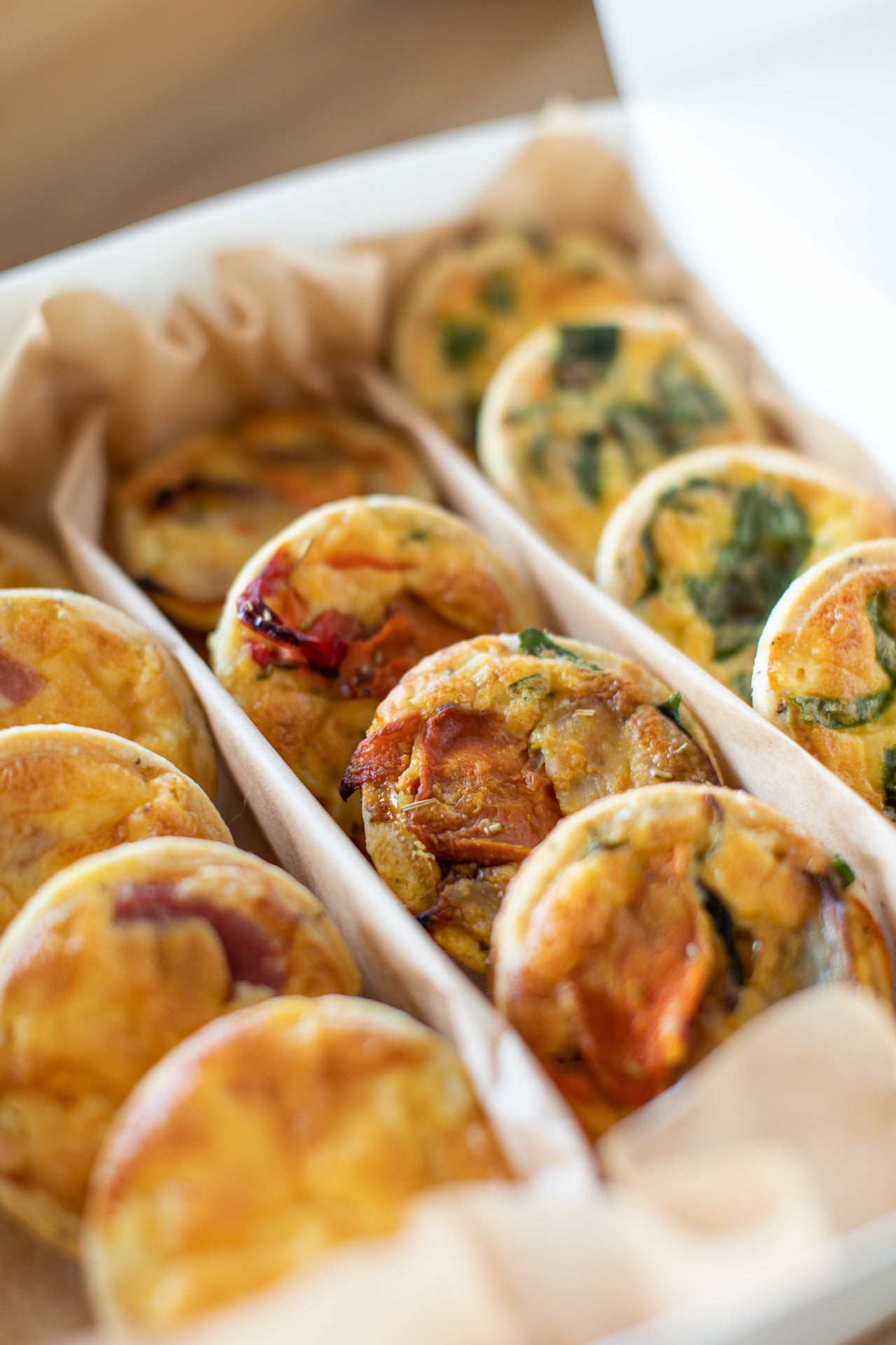 Mini Quiche Box - The French Lettuce